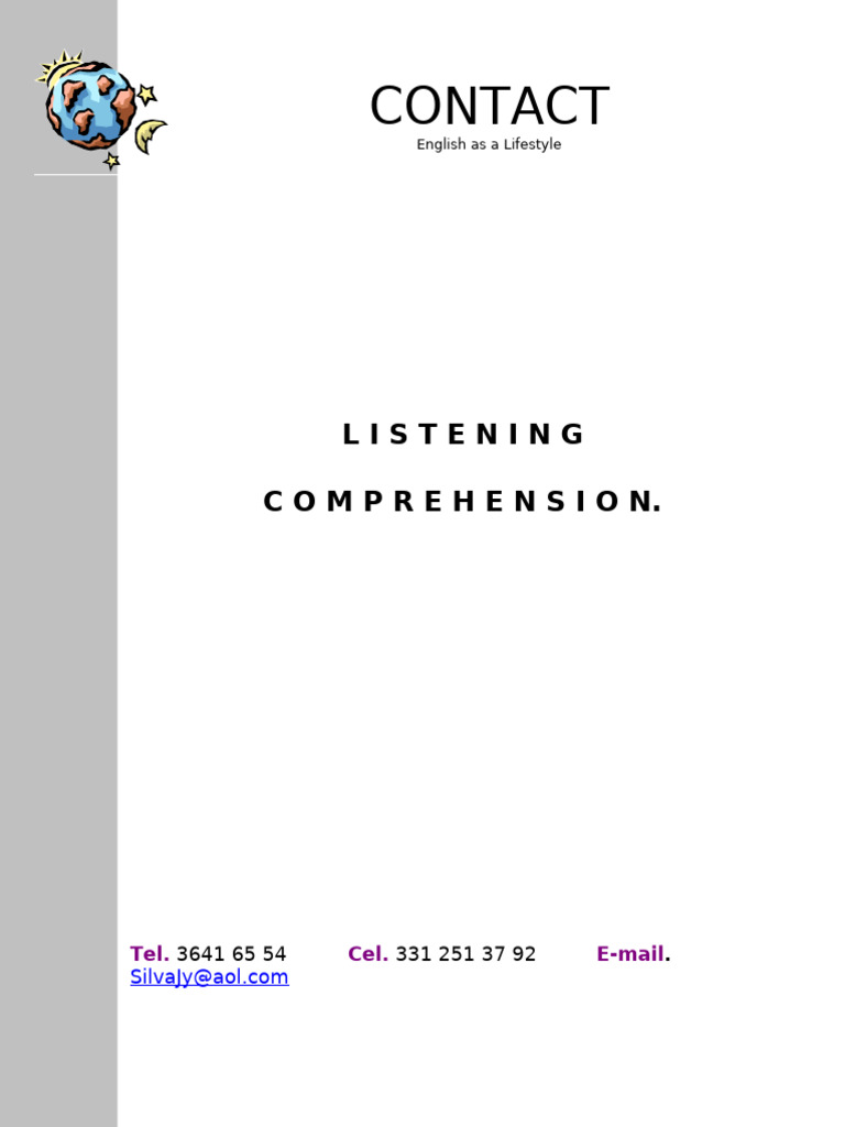 All Listenings Header | PDF