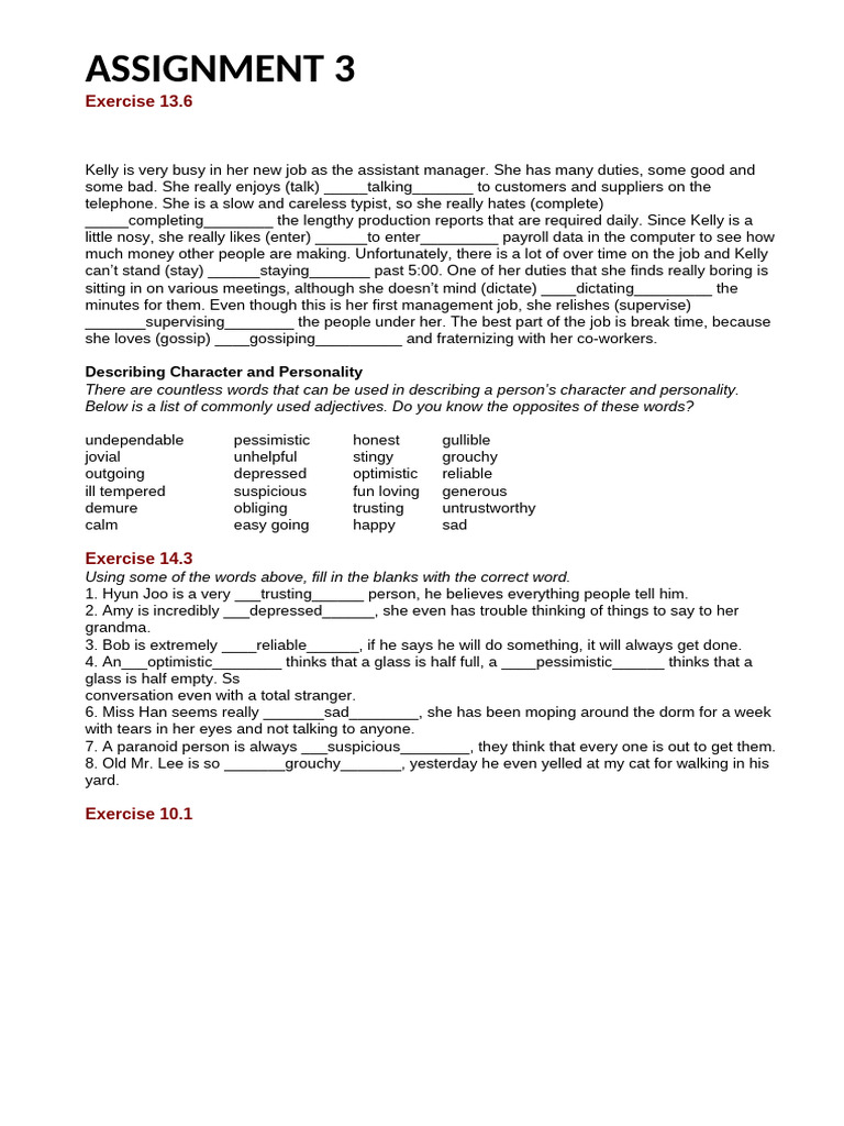 Assignment 3 (Writing 1, Moodle) | PDF