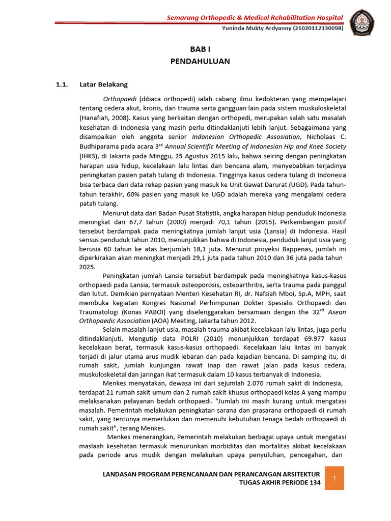 Bab1 Orthopedi | PDF