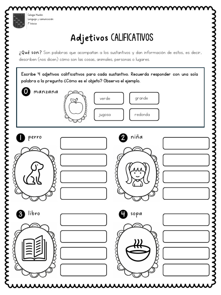 Adjetivos Calificativos-1 | PDF