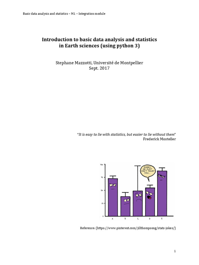 Basic Statistics M1 DTRN | PDF