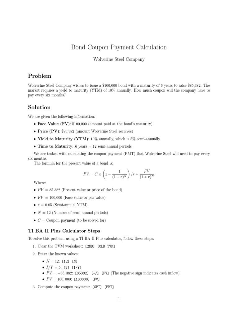 Time Value Money Calculations 1 | PDF | Bonds (Finance) | Teaching Methods & Materials