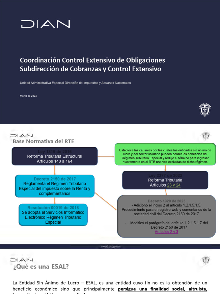 Presentacion-RTE y ESAL | PDF