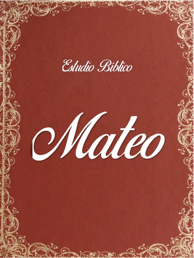Estudio Libro de Mateo | PDF