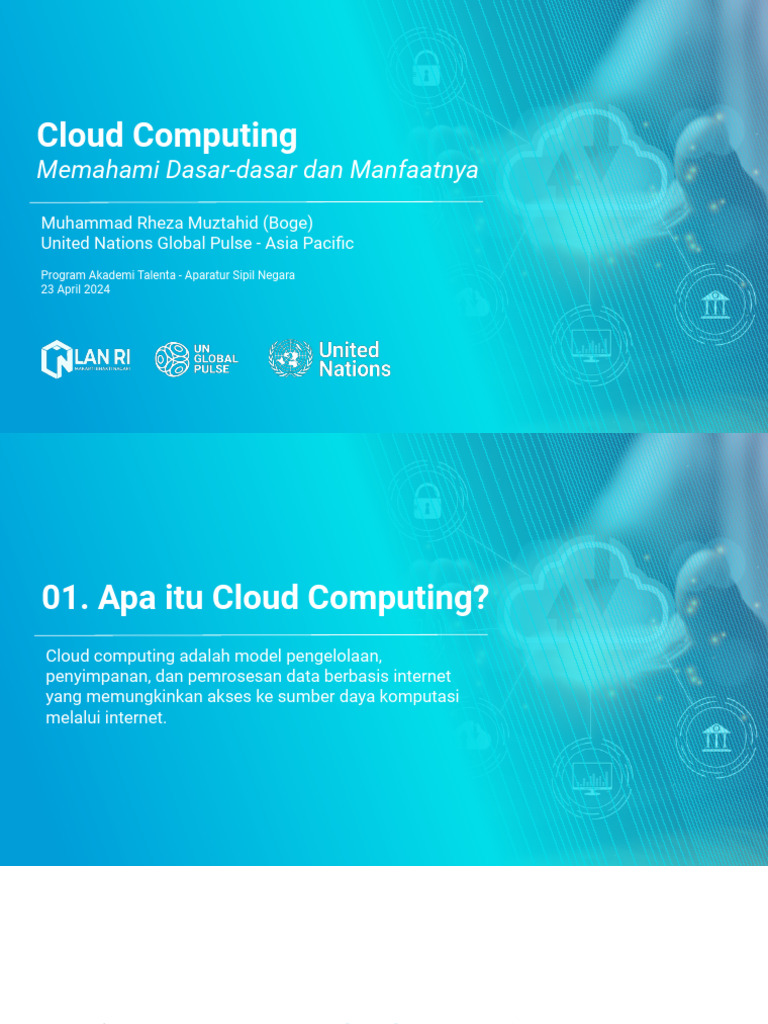 Cloud Computing - Pengenalan - Memahami Dasar-Dasar Dan Manfaatnya | PDF