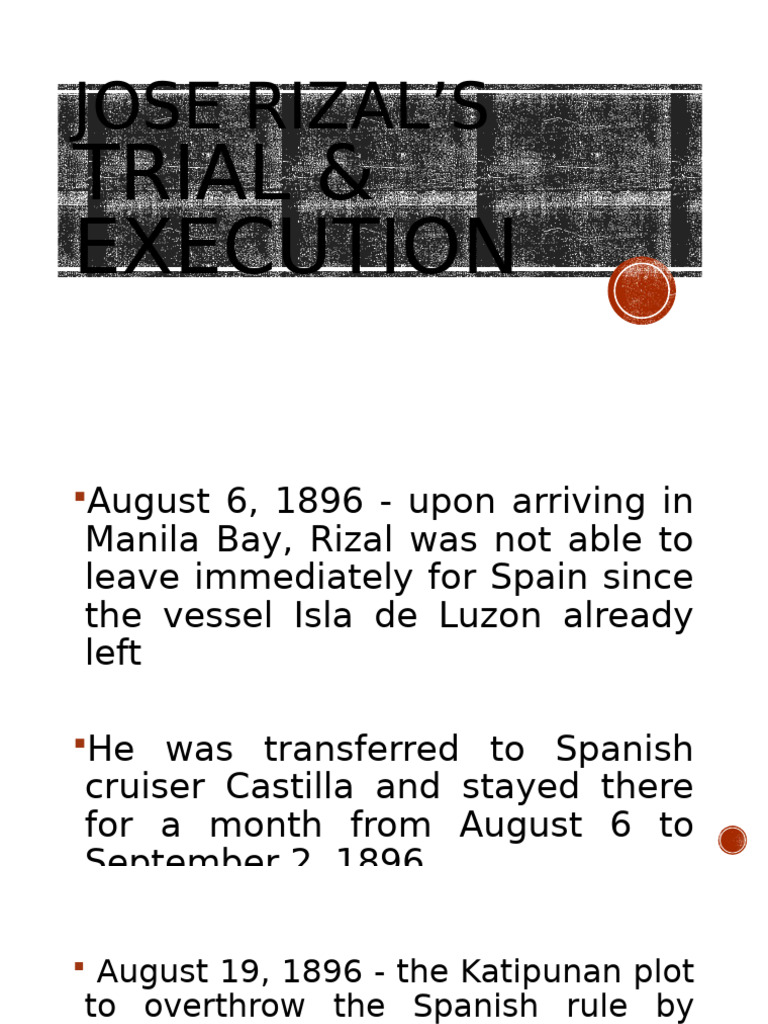 Rizal Arrest Trial and Execution | PDF