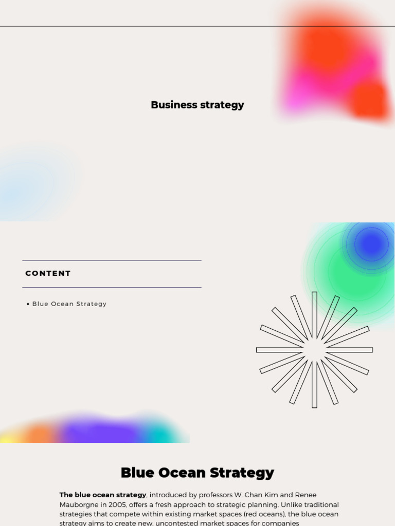 Blue Ocean Strategy Explained | PDF | Circus