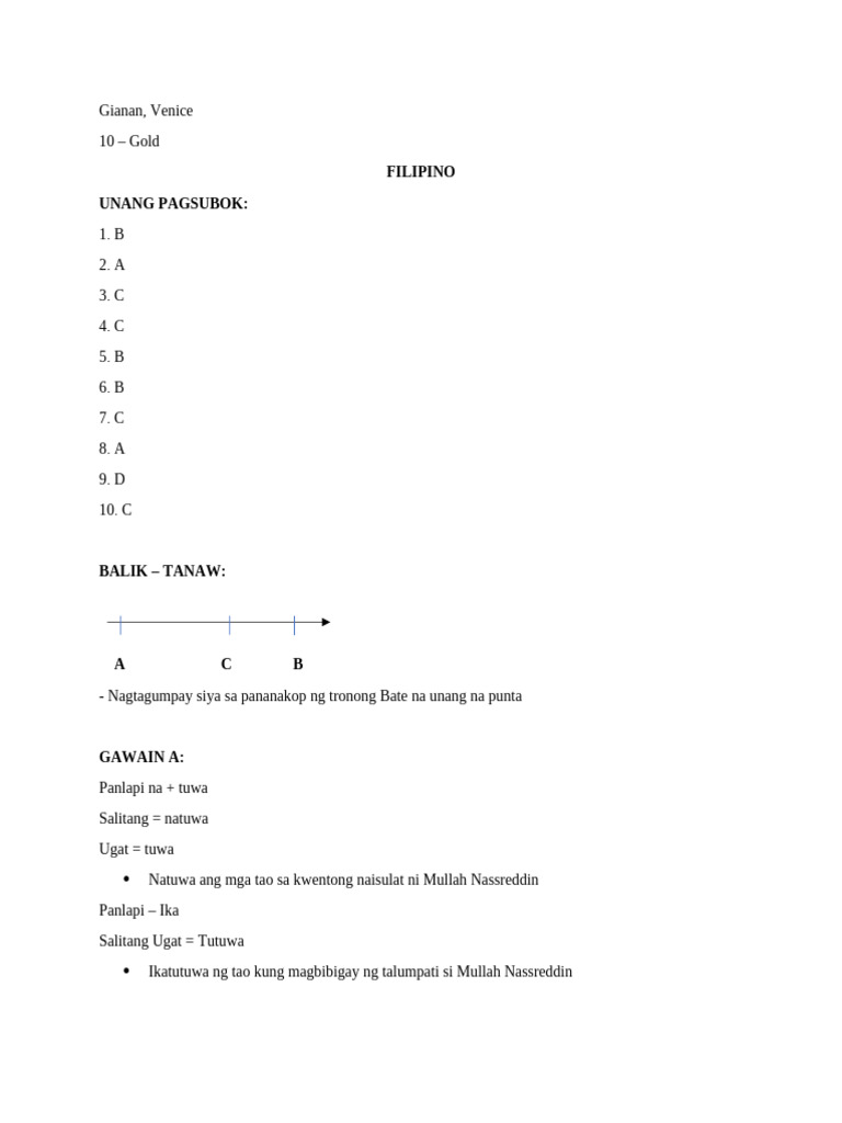 Filipino Week 2 | PDF