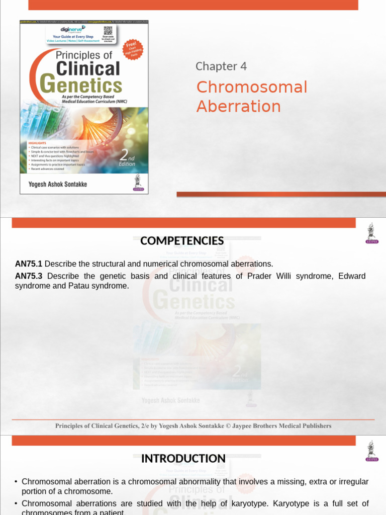 Chapter 04 Chromosomal Aberration | PDF