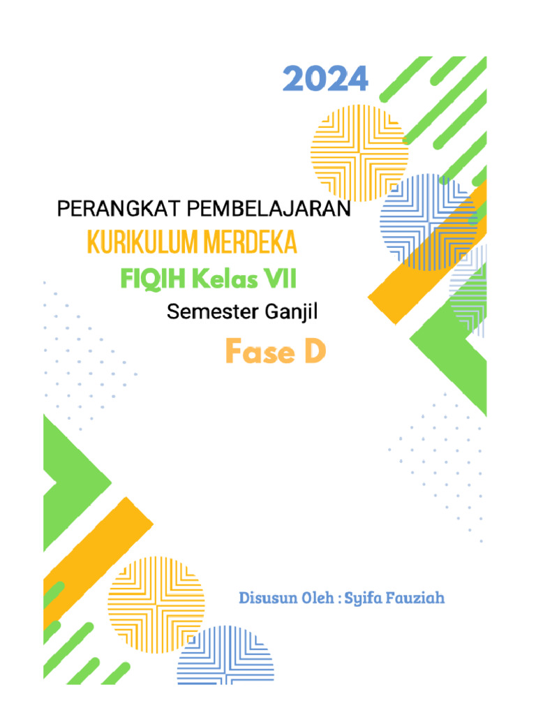 MODUL AJAR KELAS 9 SEMESTER 2 AHKLAQ FIKRI | PDF