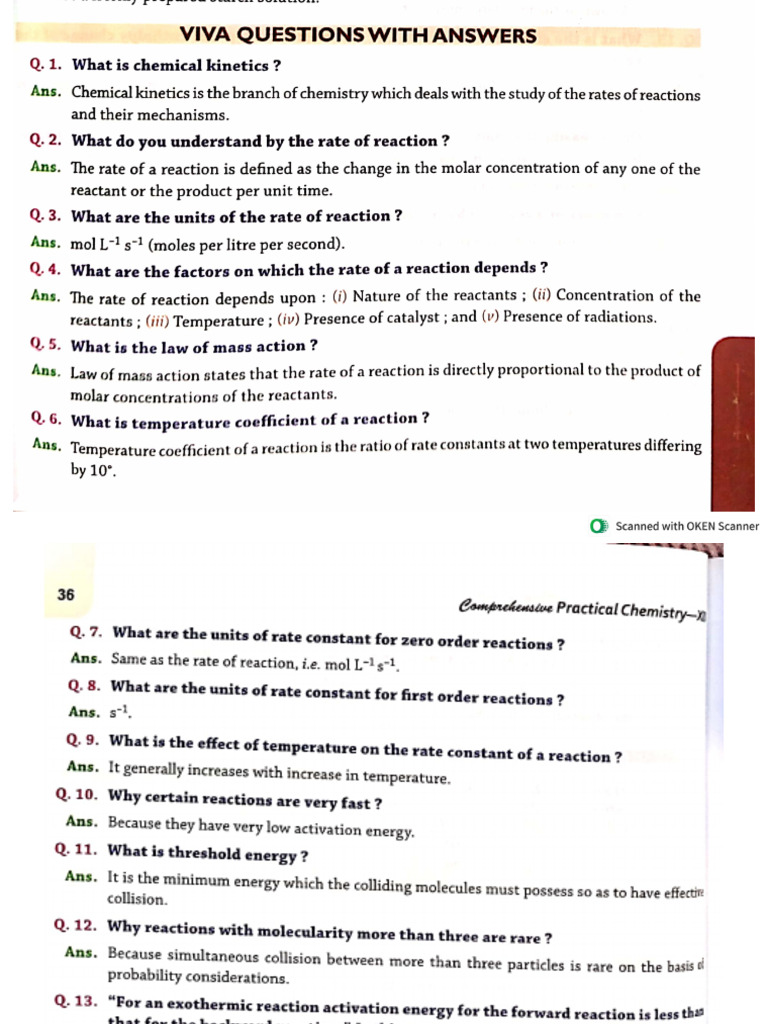 Possible Viva Questions and Answers Based On Experiment No. 1, 2 & 3 | PDF