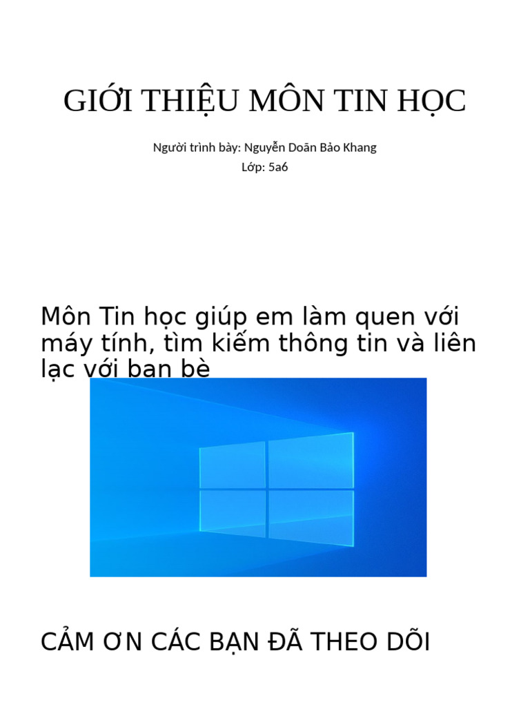 PTGT - Nguyễn Doãn Bảo Khang - 5a6 | PDF