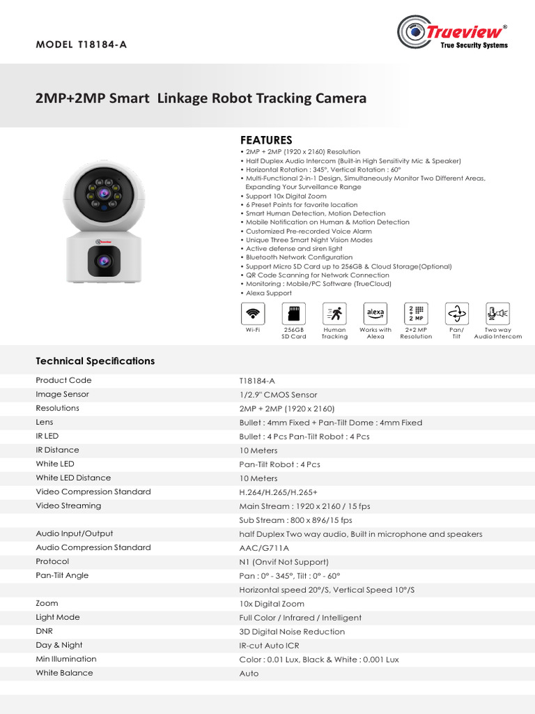 Datasheet Robot Linkage T18184 A | PDF | Camera | Personal Computers