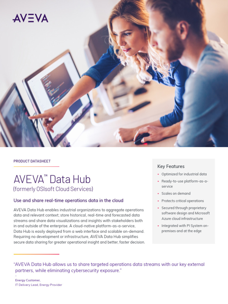 Datasheet AVEVA Data Hub 22 02 | PDF | Cloud Computing | Metadata