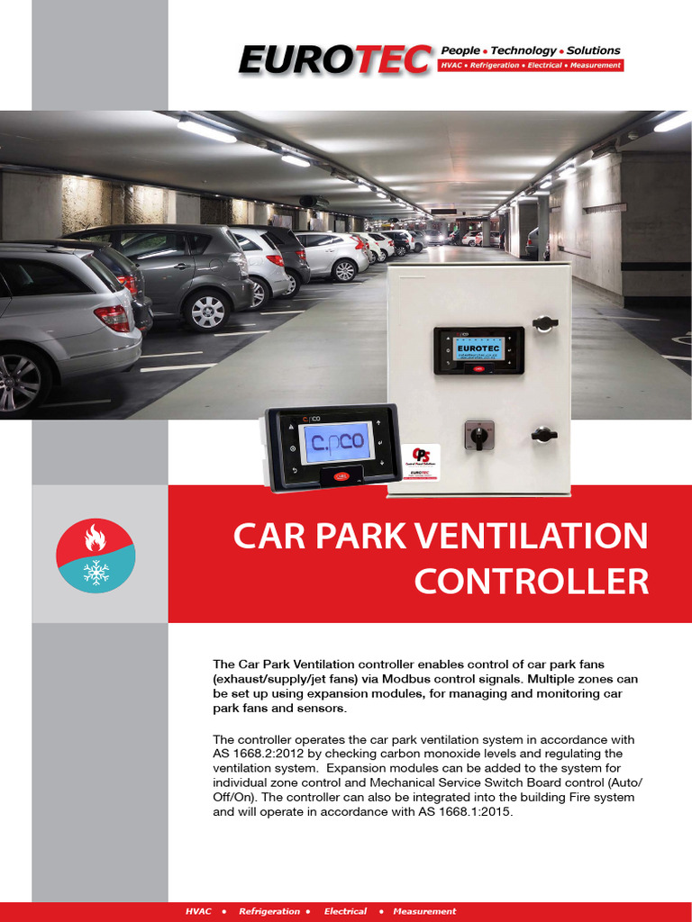 Car Park Ventilation Controller Brochure V2 Eurotec Ltd | PDF