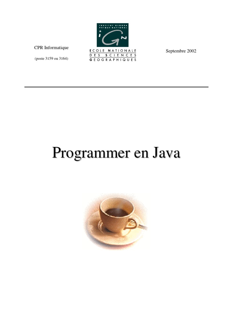 Cours Java | PDF | Java (Langage de programmation) | Classe (informatique)