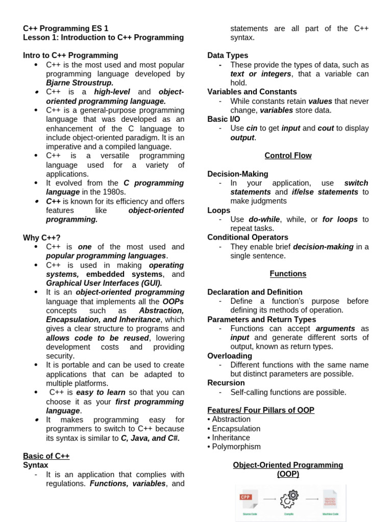 ES 1 Lesson1-3 Reviewer | PDF