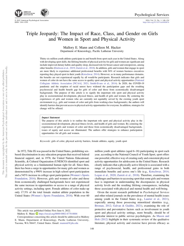 Triple Jeopardy The Impact of | PDF