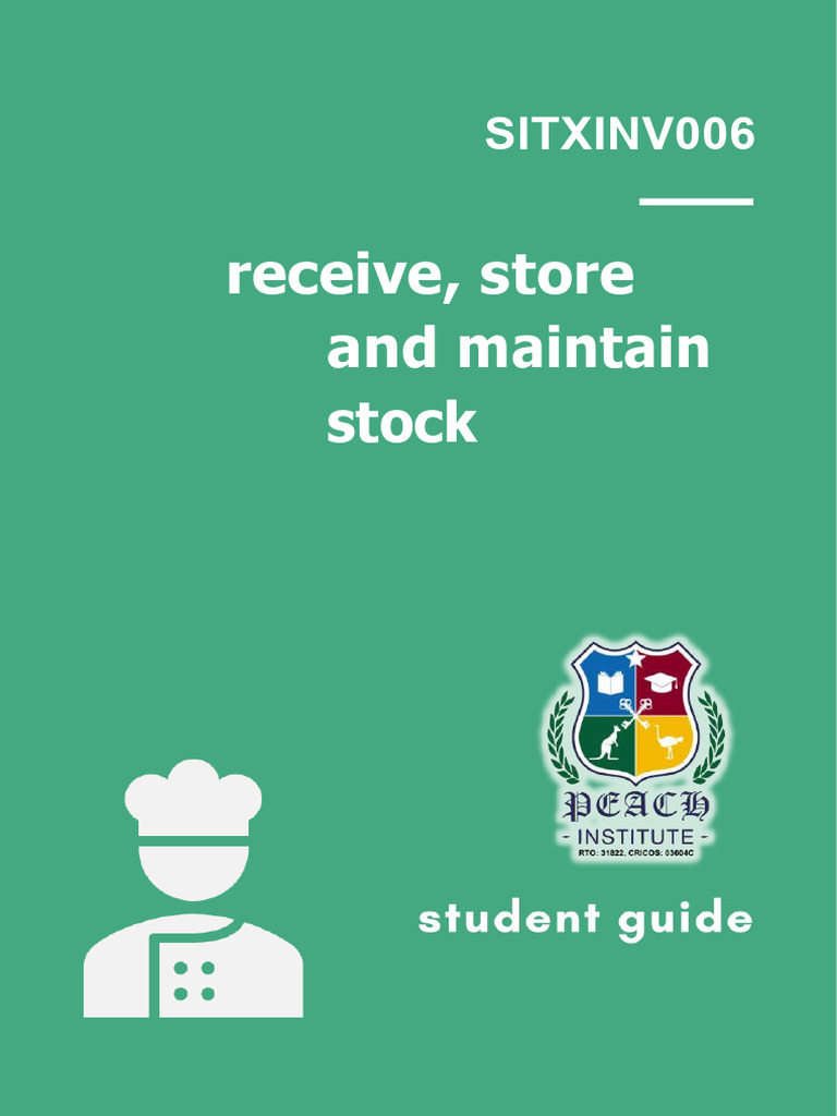 SITXINV006 - Student Guide | PDF