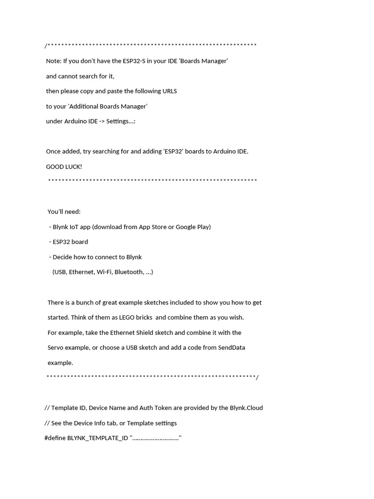 ESP 32 RC boat code | PDF