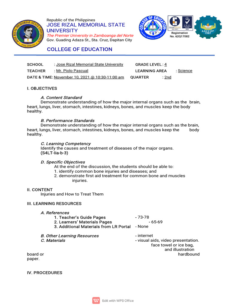 Lesson Plan - Science 7es (Sample Only) | PDF