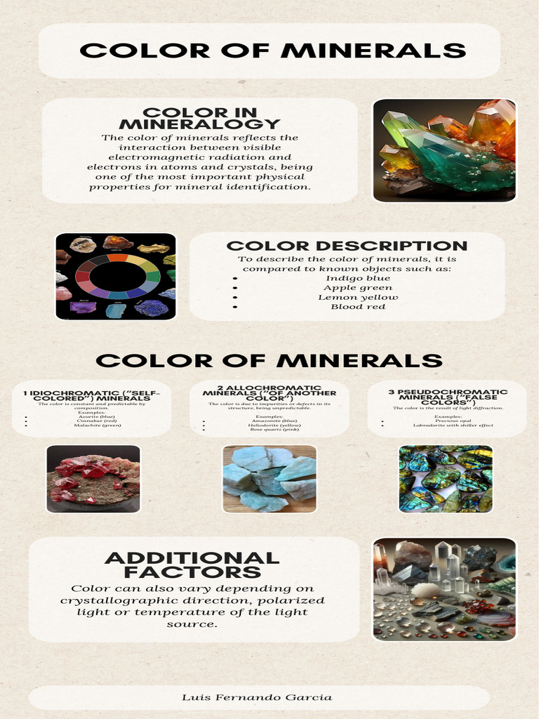 Infografía Minerales | PDF