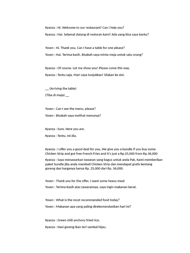 English Conversation | PDF