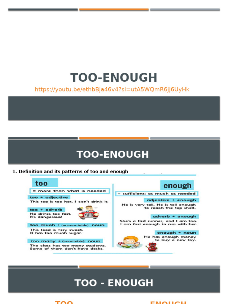 Too Enough | PDF