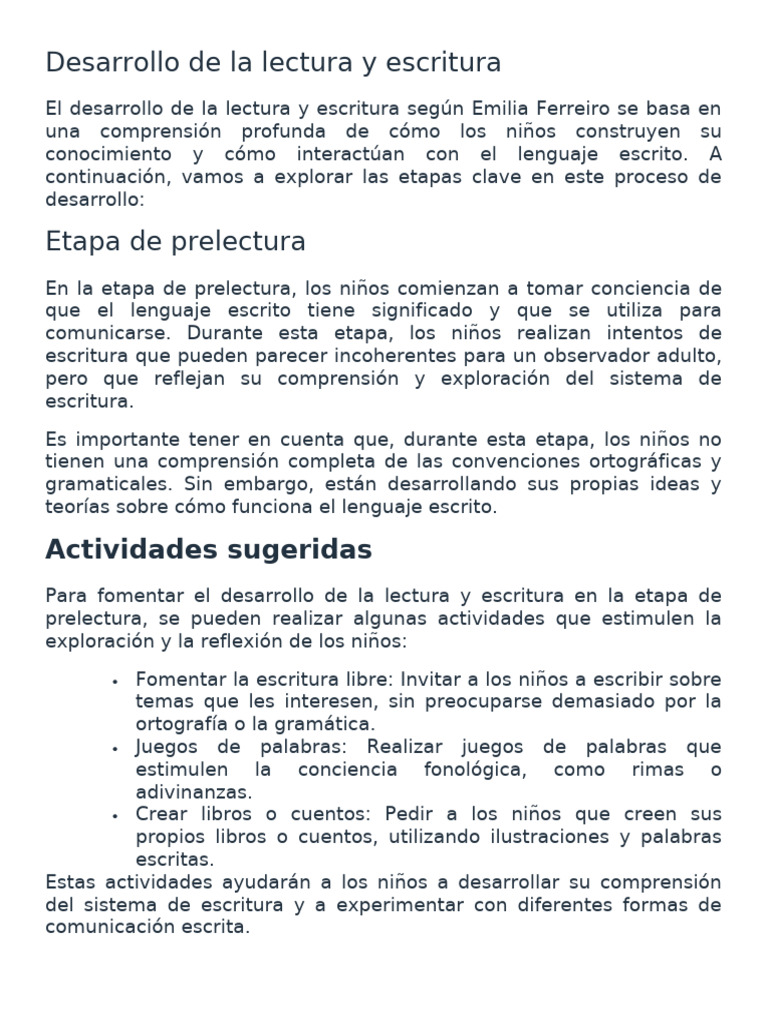 Actividades Lectura | PDF