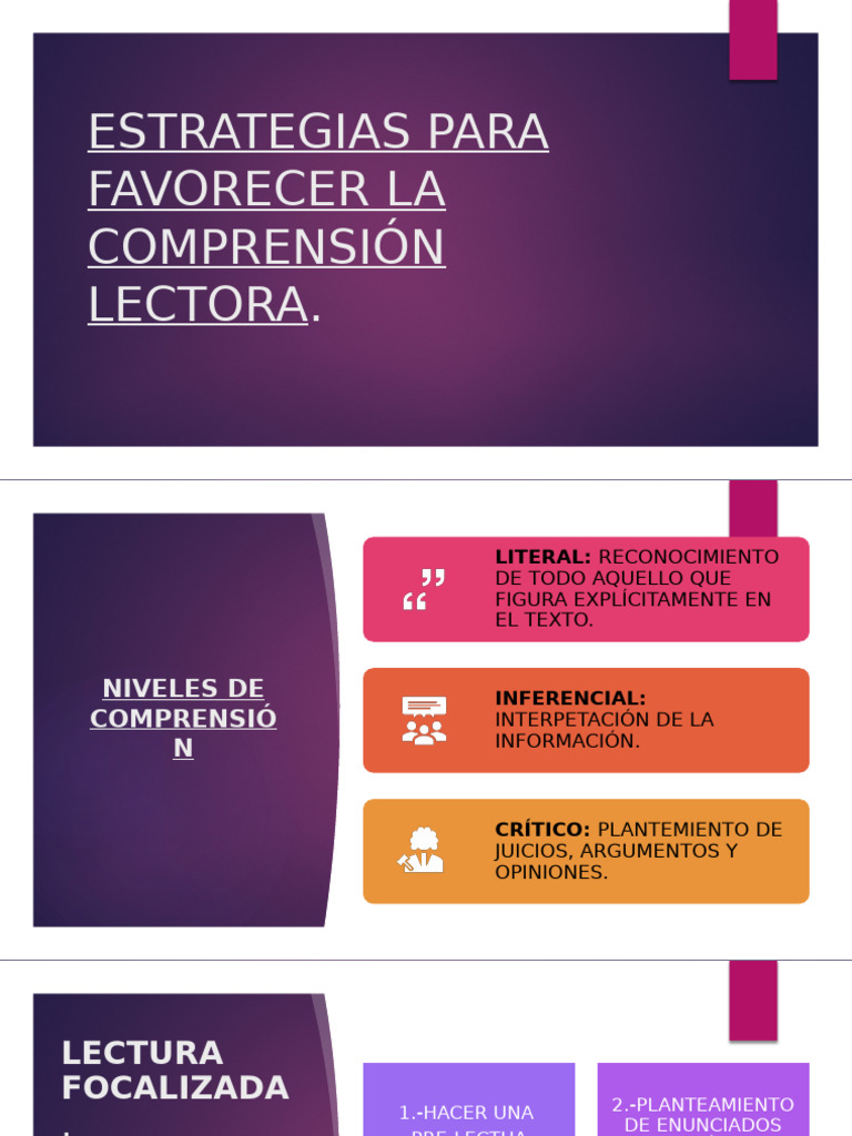 Estrategias para Favorecer La Comprensión Lectora | PDF