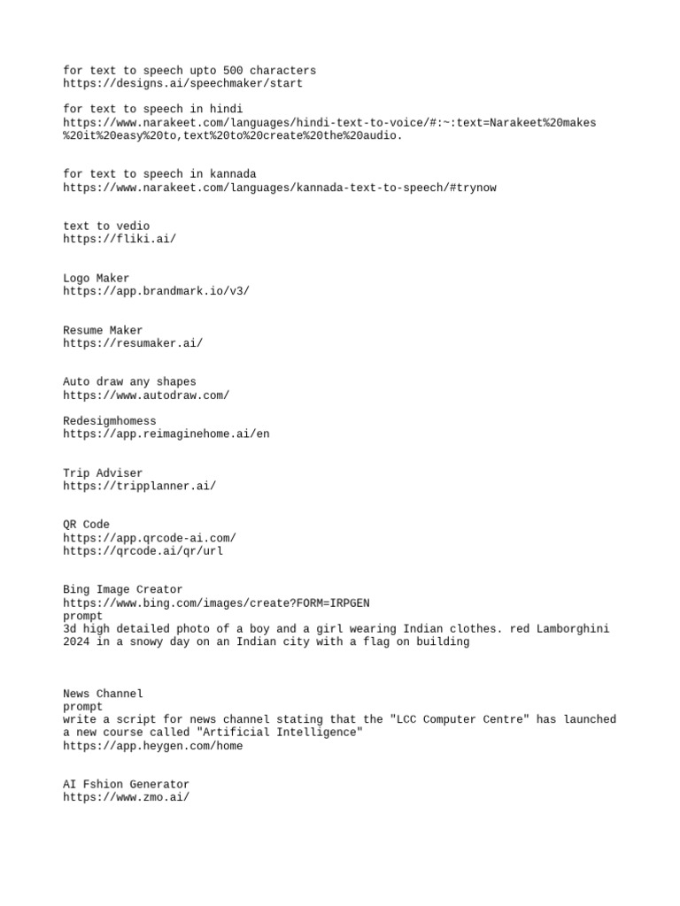 text to speech | PDF