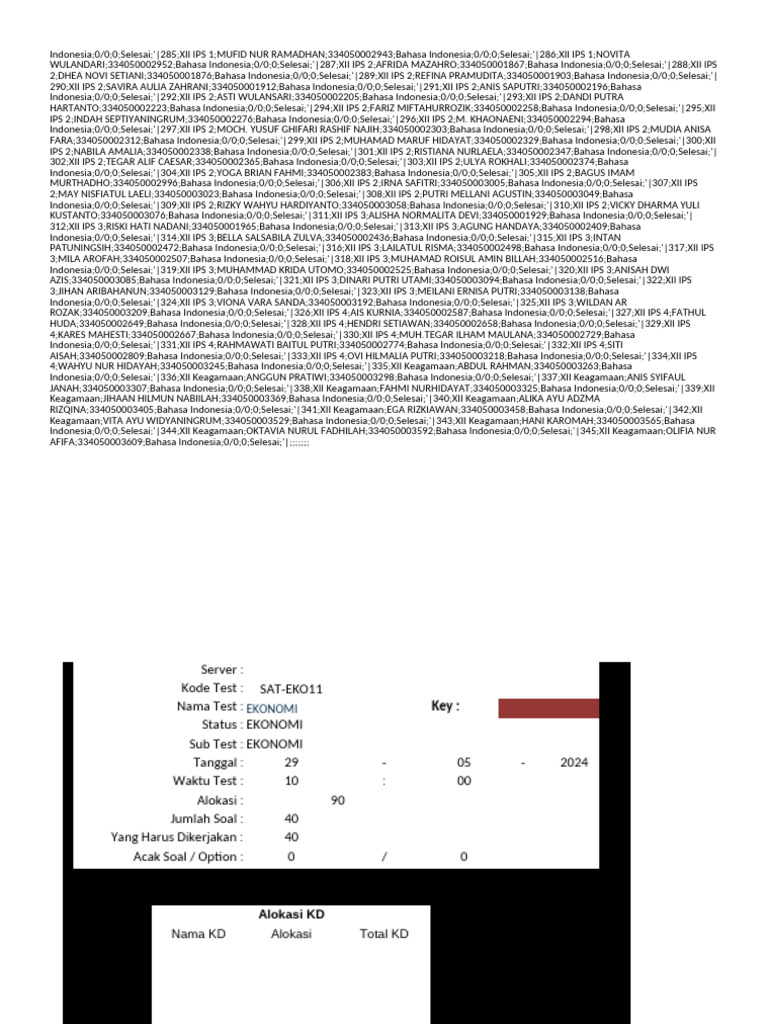KUNCI JAWABAN EKO KELAS 11 IPS Analisis | PDF
