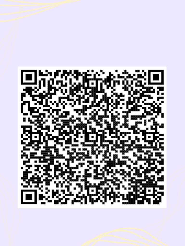 Cartel Codigo QR para Pagar en Tienda Formas Curvas Negro y Blanco | PDF