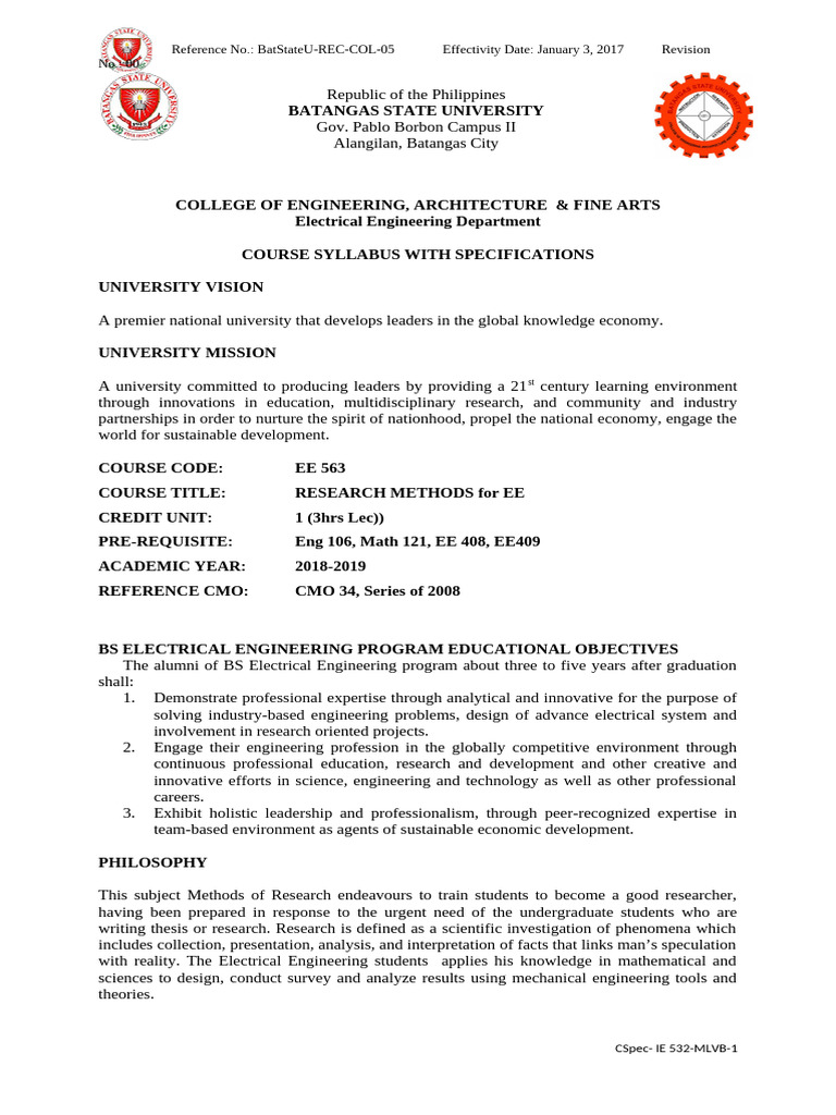 Research-Methodology Syllabus | PDF