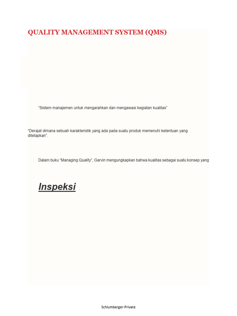 Quality Management System | PDF | Systems Analysis | Evaluation Methods