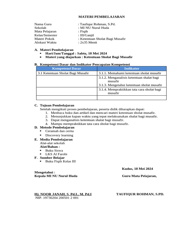 Taufiq Mei MATERI 2024 | PDF