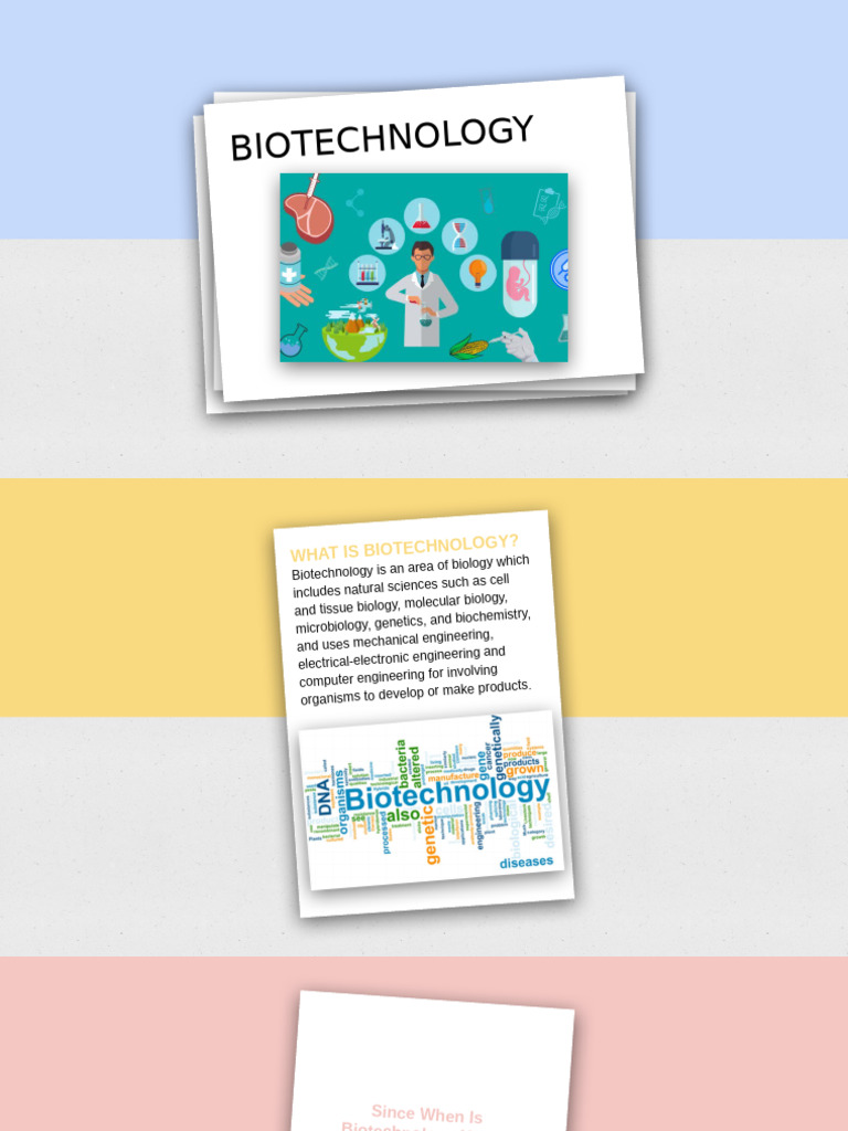 Biotechnology Presentation | PDF | Biotechnology | Science & Mathematics