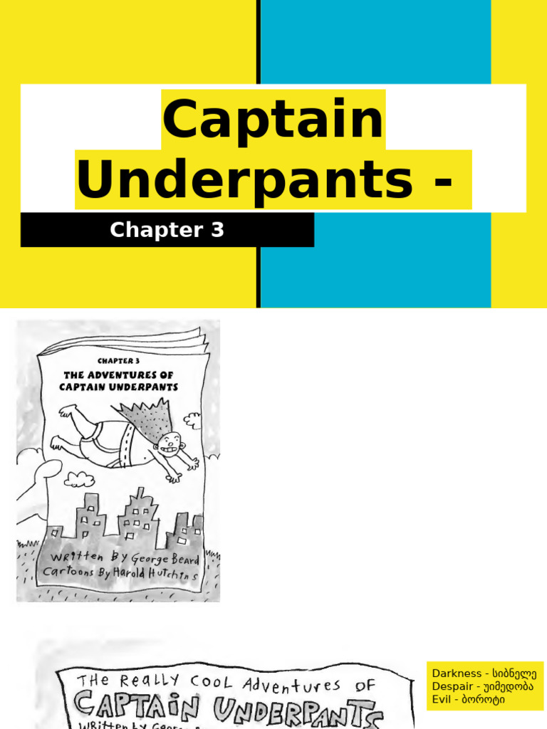 Captain Underpants - Chapter 3 | PDF