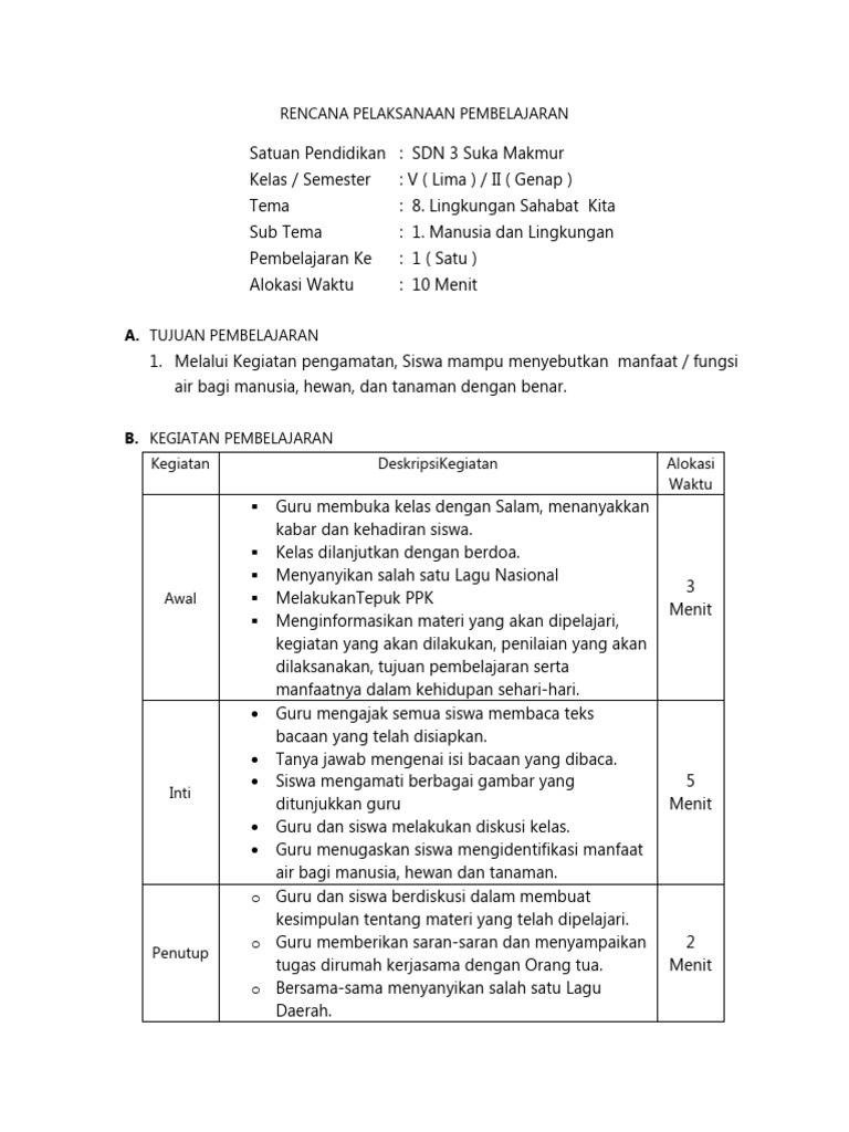 RPP Simulasi CGP | PDF