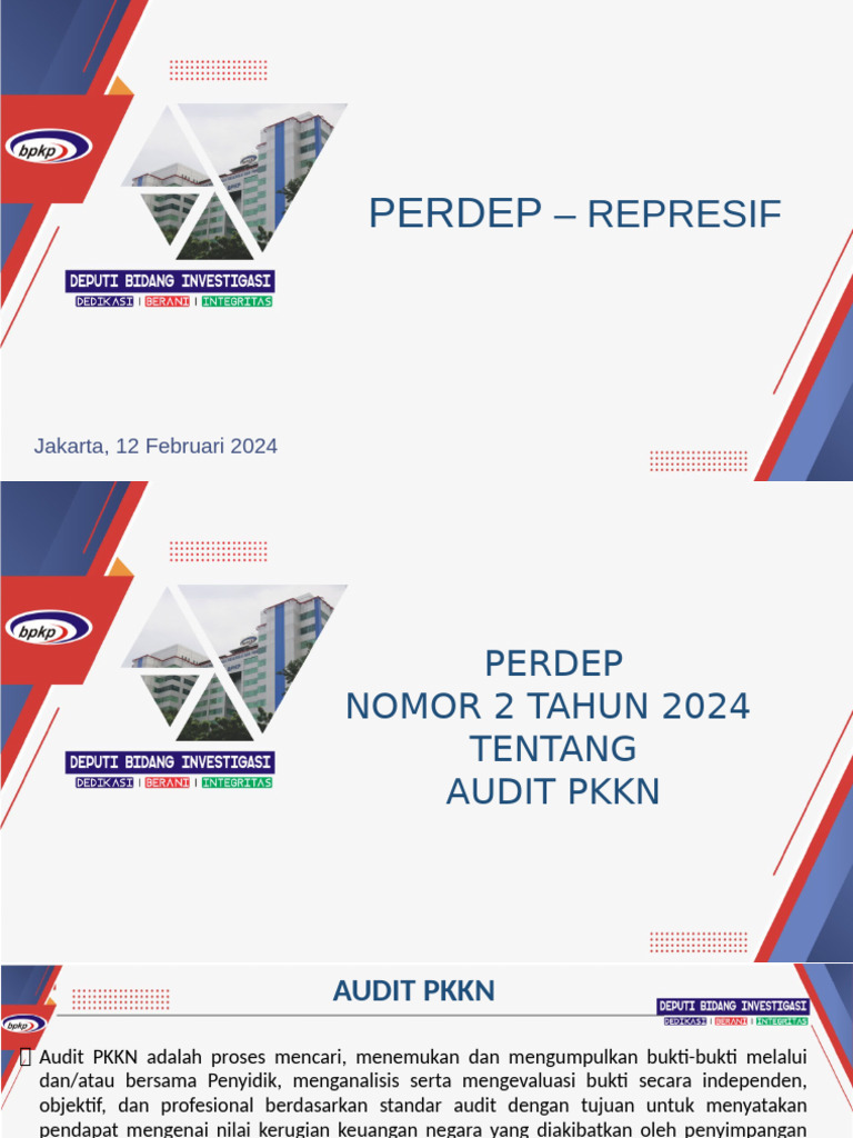 Perdep Represif - PKKN - ATTLBI - PKA | PDF