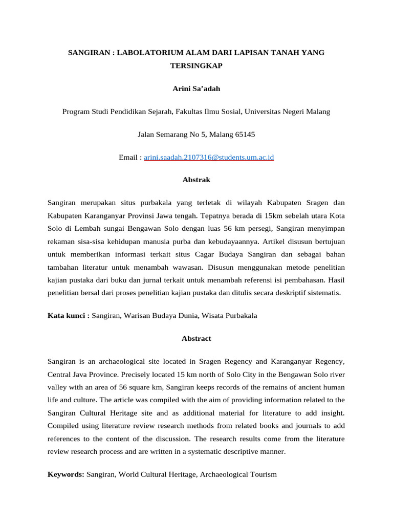 Artimpd Arini Sa'adah | PDF