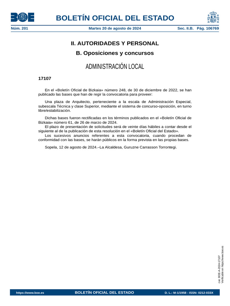 Boe A 2024 17107 | PDF