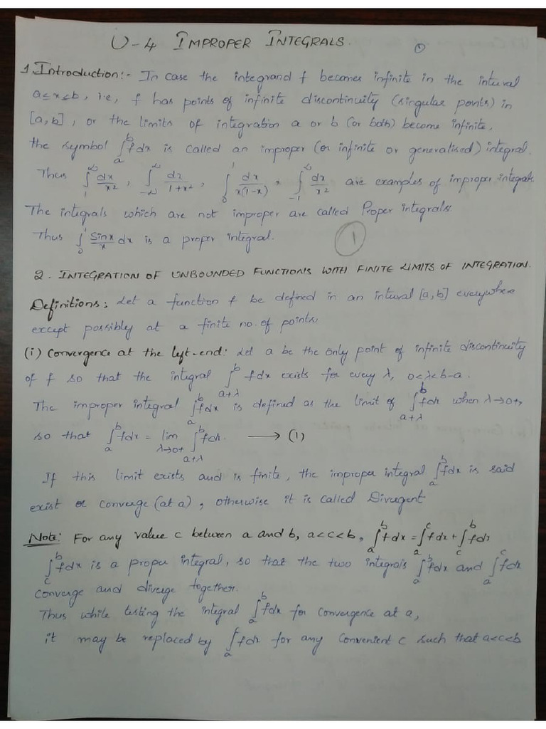 real analysis-1 Unit-4 | PDF