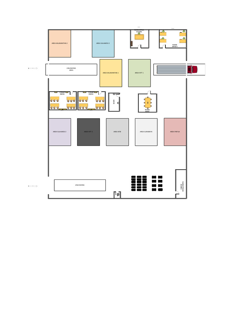 Denah Layout Gudang | PDF