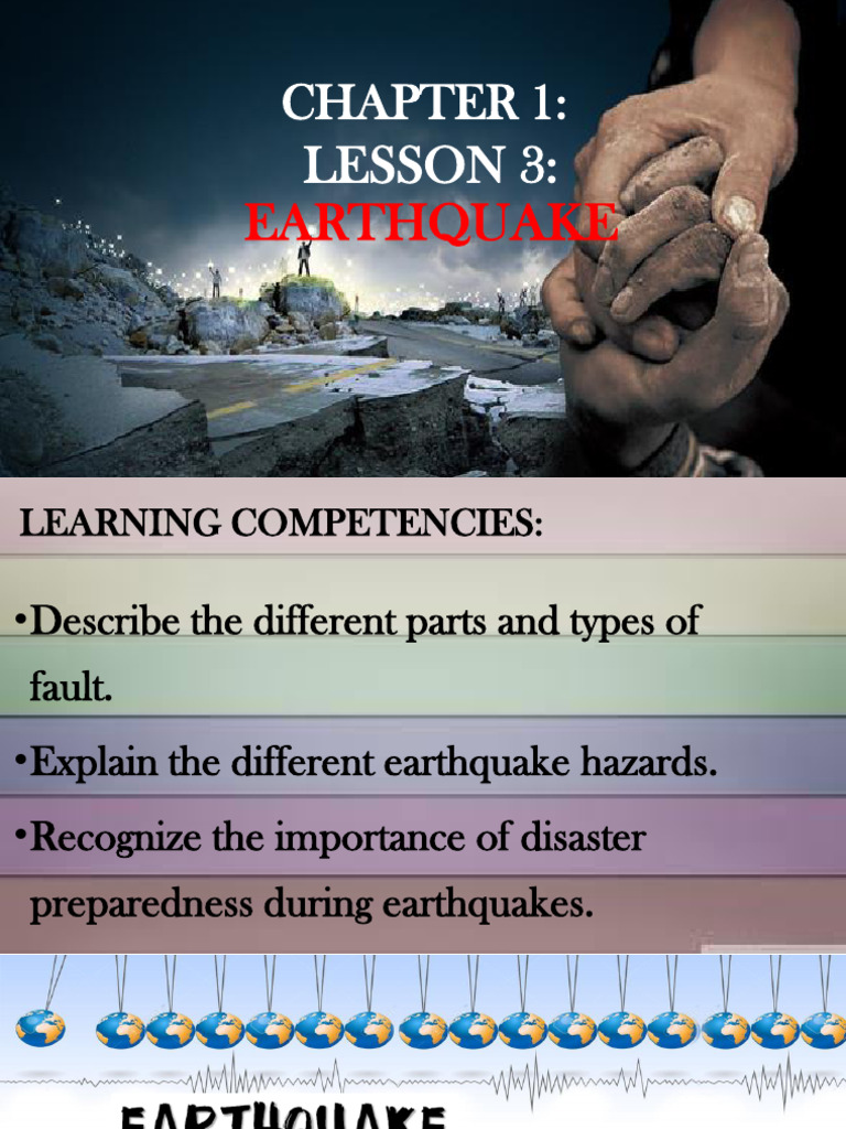 Lesson 3 Earthquake | PDF