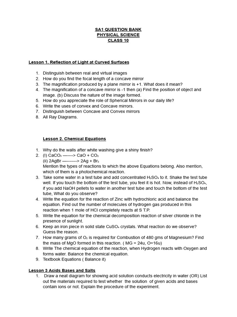 10 PhySA1 QB | PDF | Electron Configuration | Teaching Methods & Materials