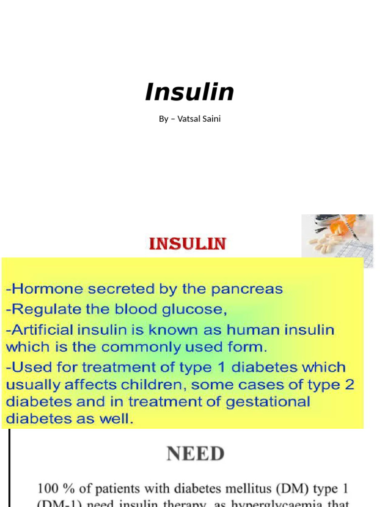 Insulin | PDF
