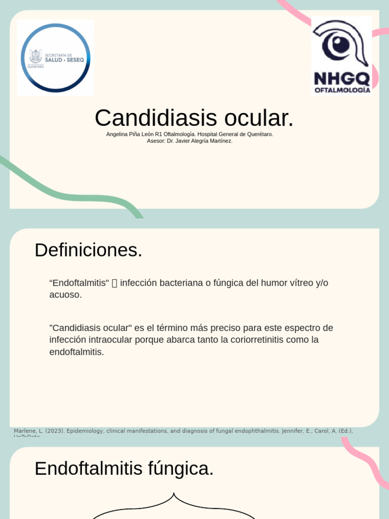 Candidiasis Ocular | PDF