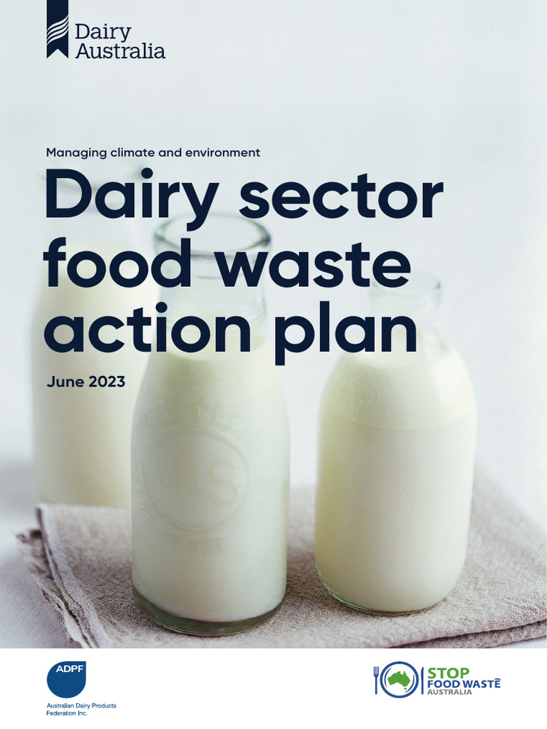 Dairy Food Waste Action Plan Report | PDF