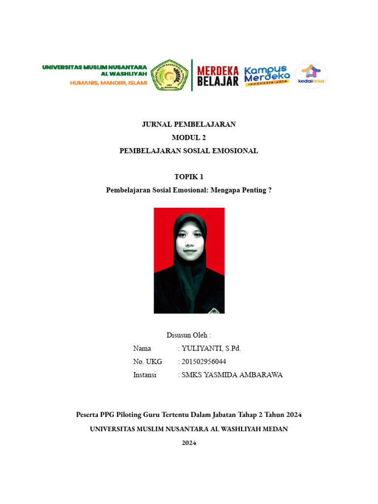 JURNAL PEMBELAJARAN MODUL 2 YULIANTI | PDF